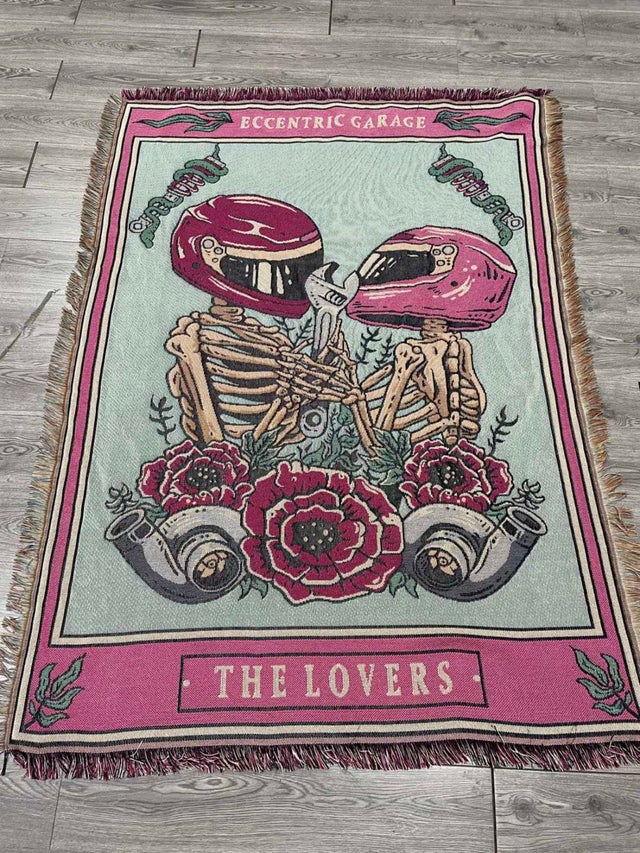 The Lovers Tapestry Blanket
